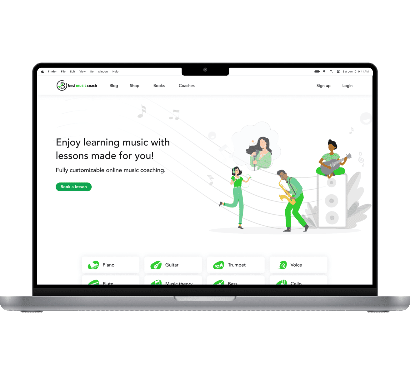 Best Music Coach: Personalized music learning platform