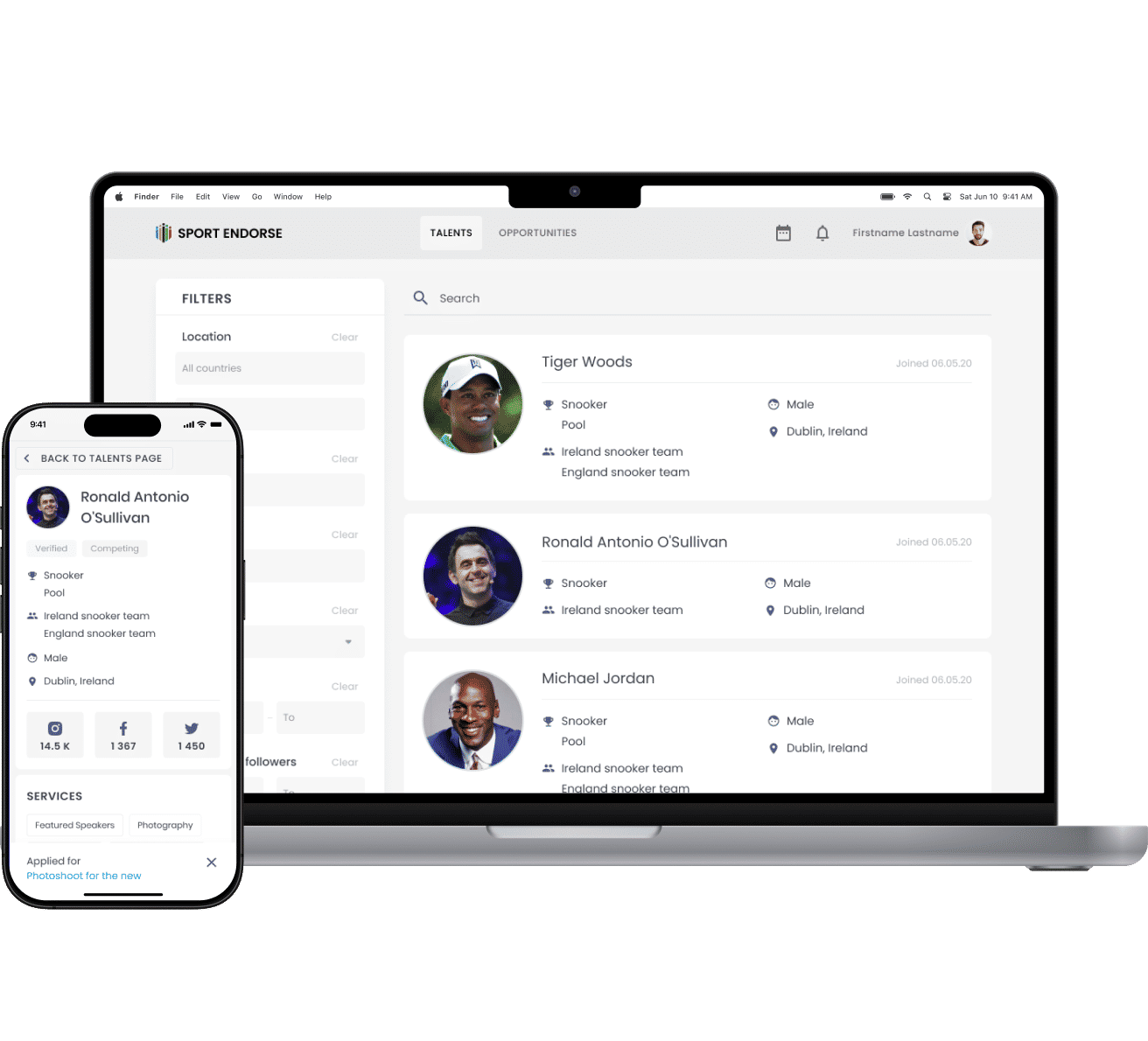 Sports marketing platform development | Geniusee