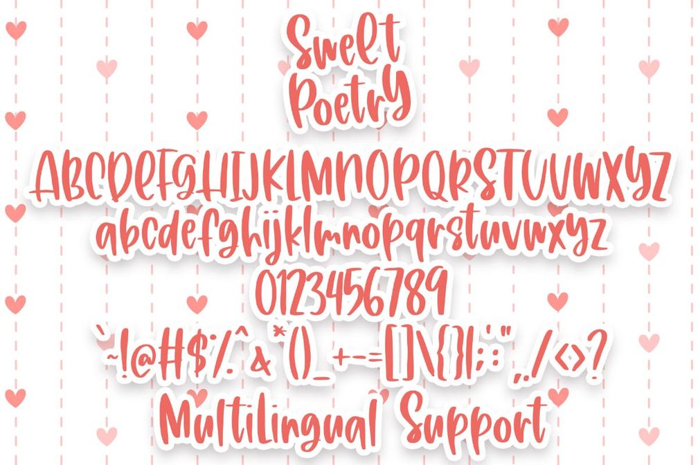 Sweet Poetry Font - DM Letter Studio