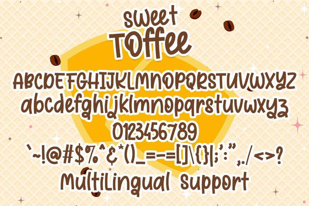 Sweet Toffee Font - DM Letter Studio