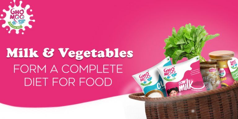 Milk And Vegetables Form A Complete Diet For Food - Ghomoo