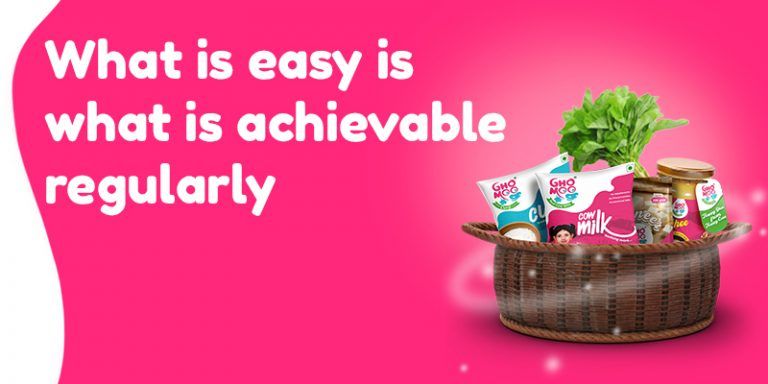 What Is Easy Is What Is Achievable Regularly? - Ghomoo
