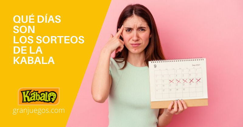 Qué días son los sorteos de la kabala | Gran Juegos