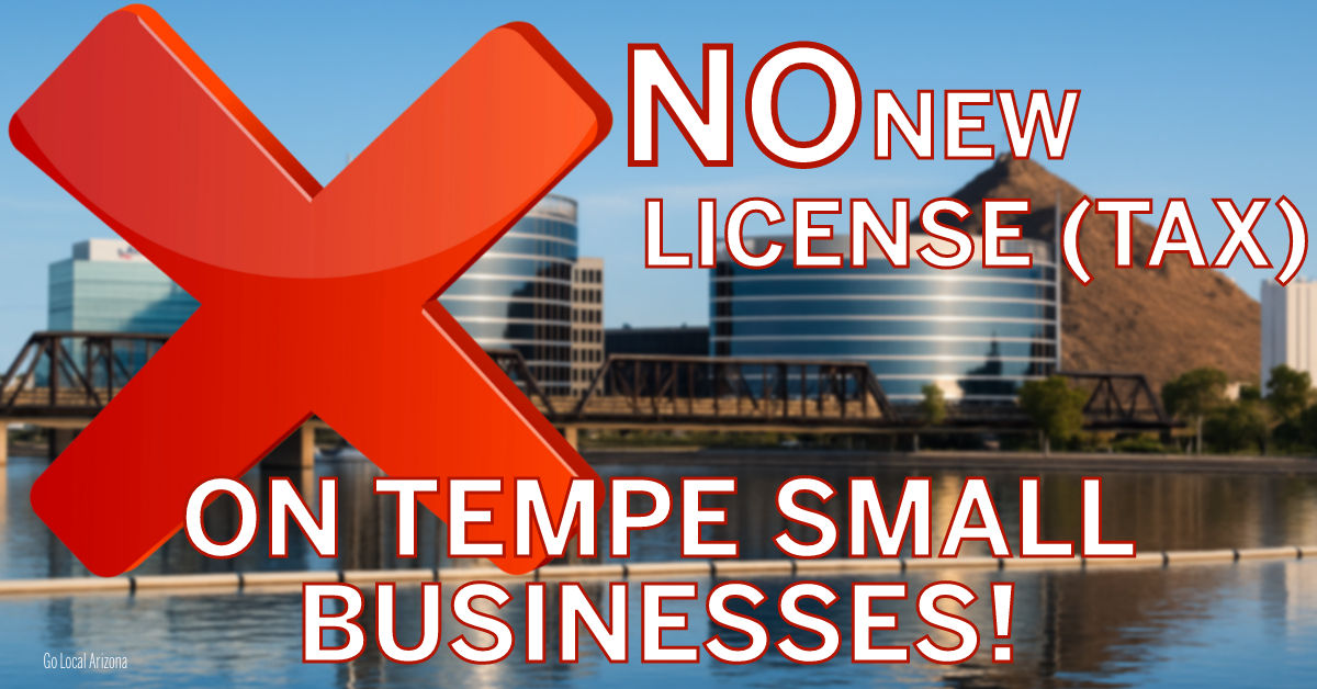 Tempe Business License Fee Sparks Opposition from Small Business Advocates