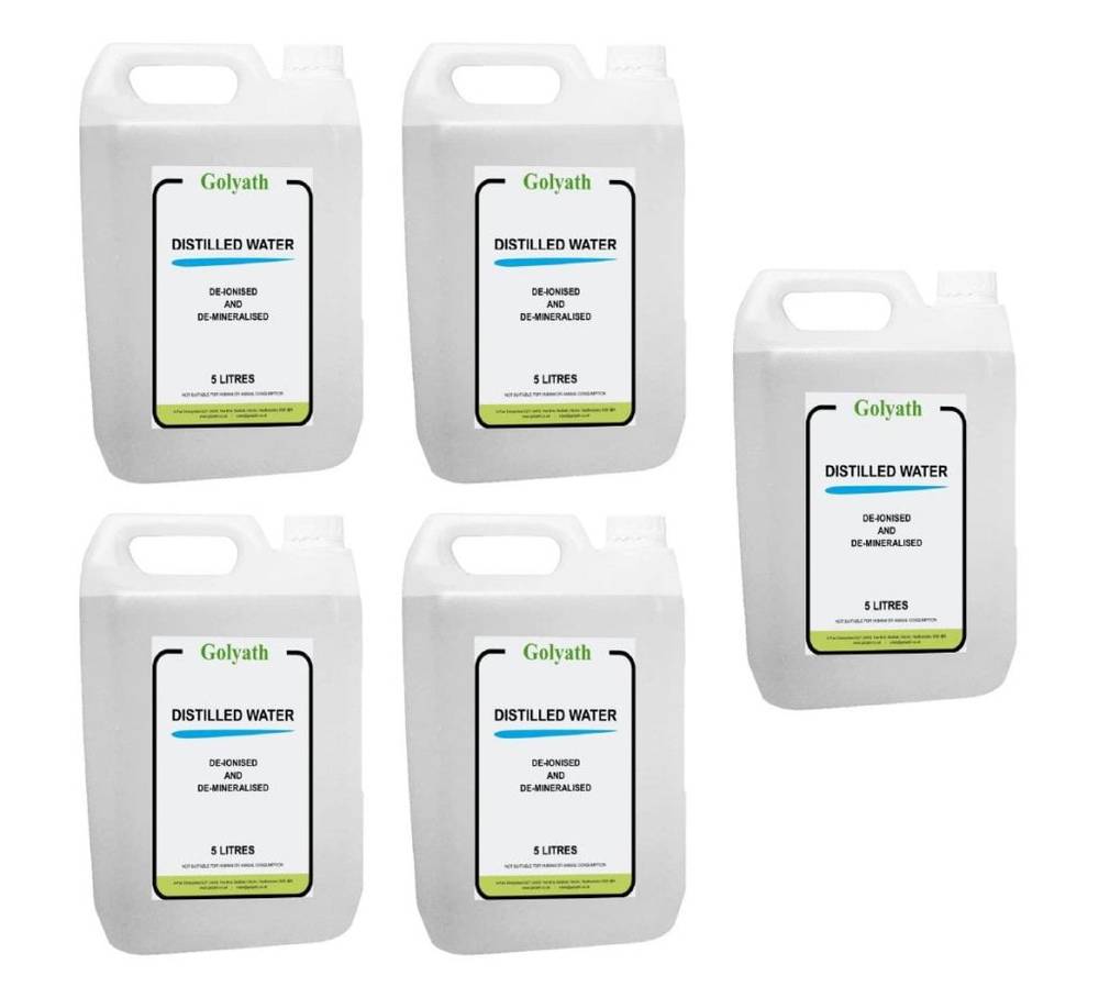 Distilled Water 25L (25 Litre) - Pure Steam Distilled Water 25 Ltr ...