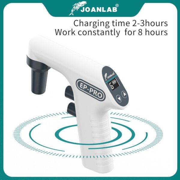 JOANLAB Electric Pipette Controller Large Volume Automatic Pipette Laboratory Equipment ...