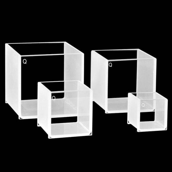 Quartz cuvette square sample cell square cylinder optical path 20mm ...