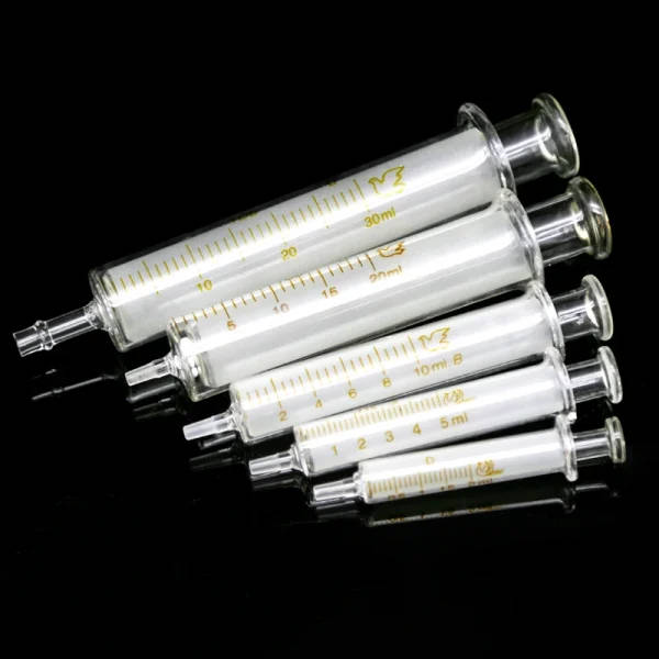 Lab Glass Injection Syringe Pipette | Precise Liquid Transfer | Lab Use