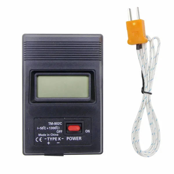 Digital Thermometer TM-902C K Type Thermocouple Probe: Digital ...