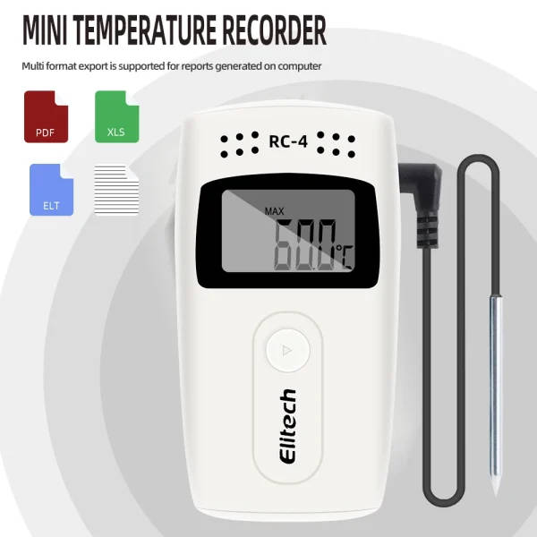 RC-4 Mini USB Temperature Data Logger External Sensor: El Data Logger ...