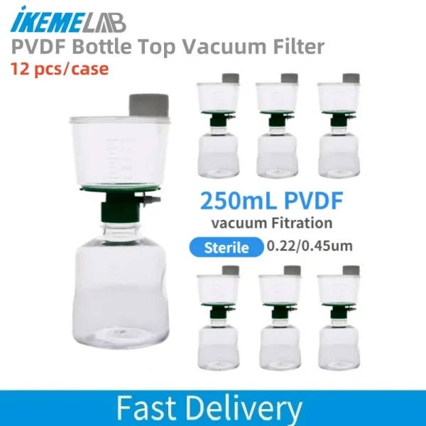 Disposable Vacuum Filter Units: Pvdf Filter | Sterile Vacuum Filter ...