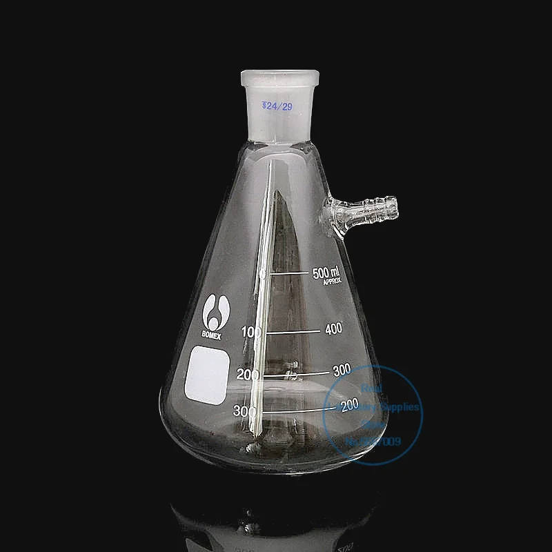 Glass Vacuum Filtration Suction Flask | Laboratory Filter Bottle ...