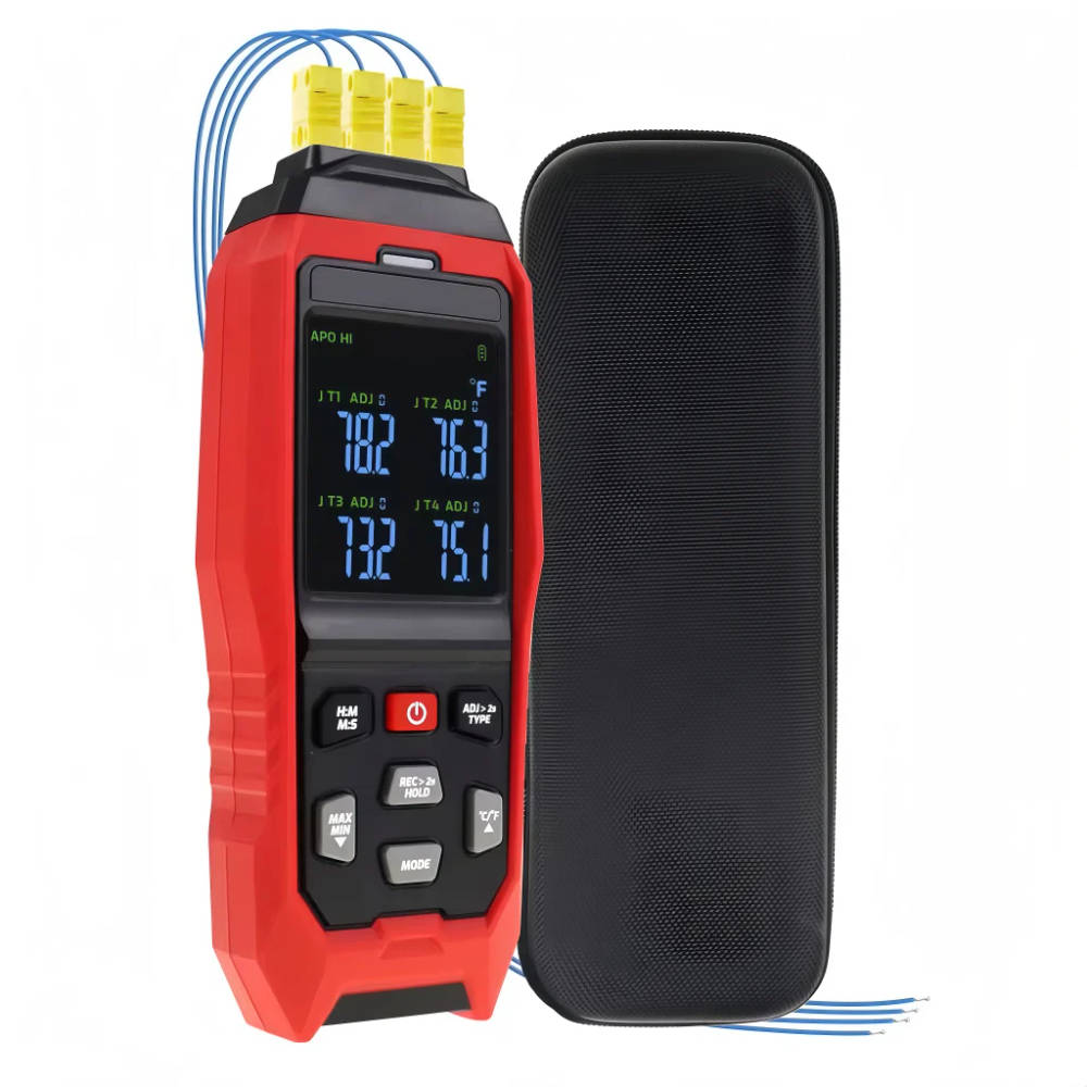 Thermometer Multi-Channel Thermocouple Data Logger: Temperature And Rh ...