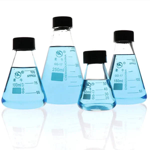 Erlenmeyer Flask With Stopper: Conical Erlenmeyer Flask | Glass ...