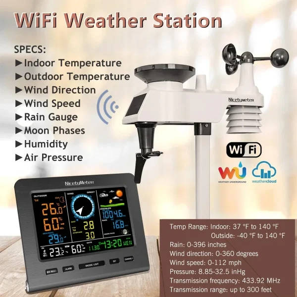 Wireless Weather Station Outdoor Sensor: Weather Station | Wireless ...