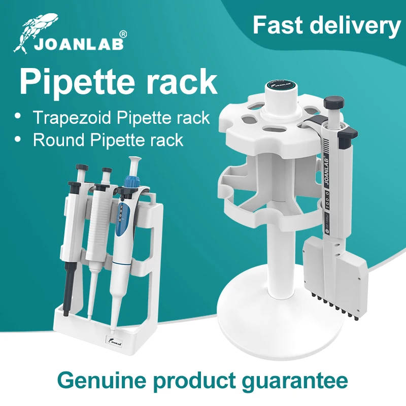 JOANLAB Laboratory Pipette Rack Trapezoid Pipette Stander And Round ...