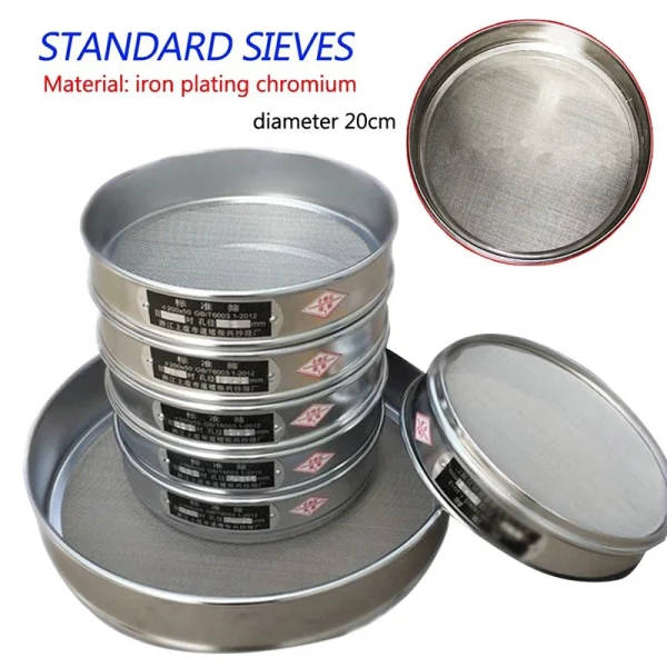 Stainless Steel Laboratory Sieve 20cm | Test Sieve 10-100 Mesh ...