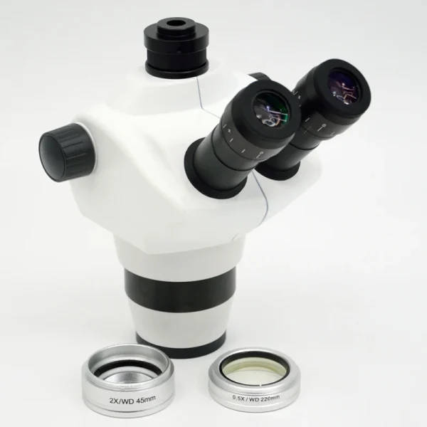 Simul-Focal Trinocular Stereo Microscope 4X-100X Precision Optical ...