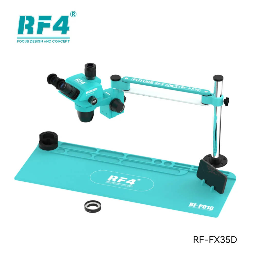 Stereo Microscope RF4 6-Speed Trinocular 360° Adjustable Swing Arm: Buy ...
