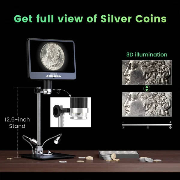 Andonstar 2024 AD208S 4K Digital Microscope: Digital Microscope 4k ...