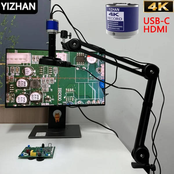 4K Digital Microscope Camera: USB-C | HDMI To USB-C | USB-C To USB
