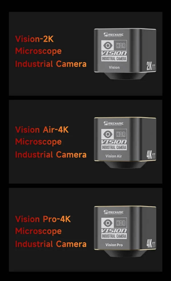 Mechanic Vision Pro 4K Industrial Microscope Camera: Hdr Camera | High ...
