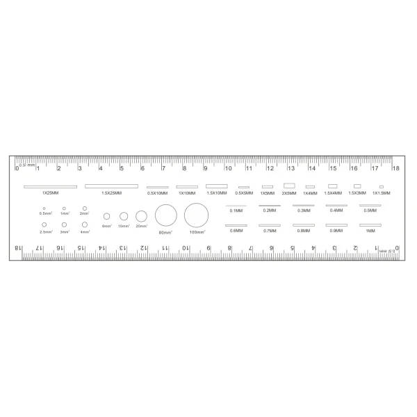 Transparent Film Stain Card For Microscopy: Microscope Slide Stain ...