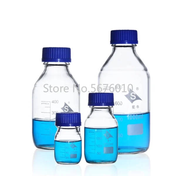 Glass Reagent Bottles With Screw Cap: Screw Cap | 500ml Glass Bottles ...