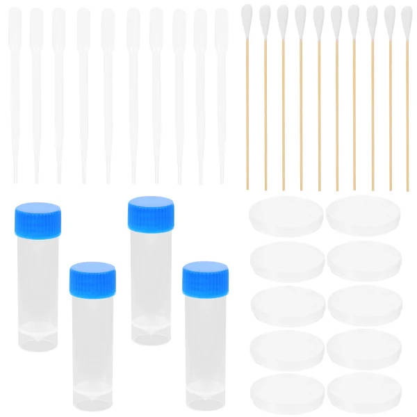 Nuolux 10-Piece Prepoured Agar Plates Microbiology Kit: Sterile Agar ...