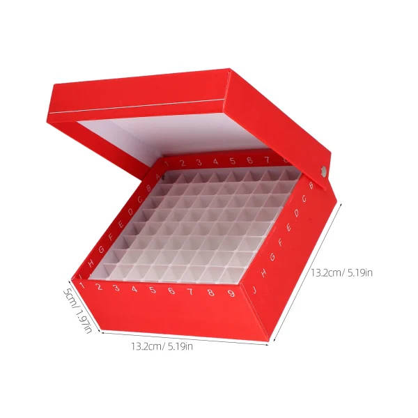81 Grid Cardboard Freezer Box For Laboratory Sample Storage