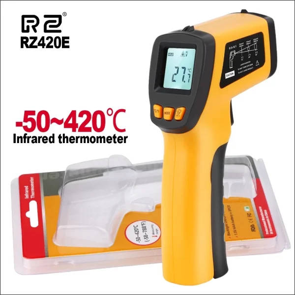 Non-Contact Infrared Thermometer - Handheld Digital Temperature Meter