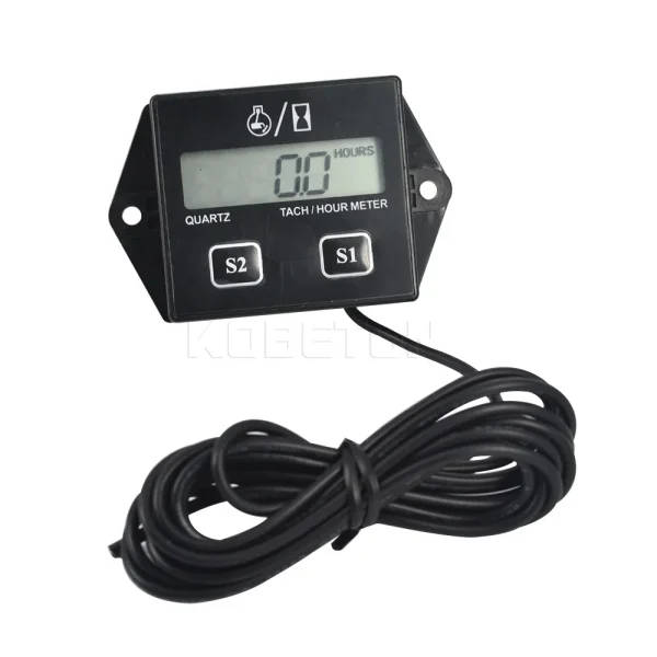 Waterproof Digital Tachometer And Hour Meter For Engines | Engine ...