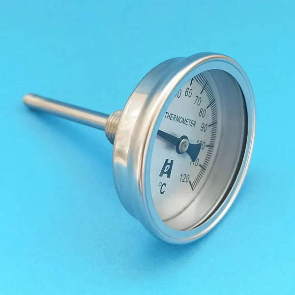 Bimetallic Thermometer Probe: Stainless Steel Construction | Laboratory ...