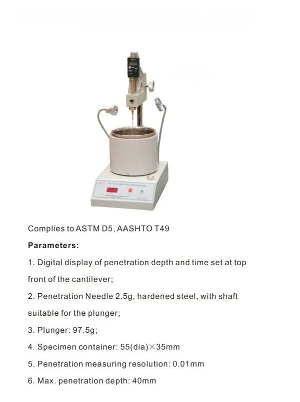 STLZ-1 Digital Asphalt Penetrometer: Asphalt Penetrometer | Bitumen ...