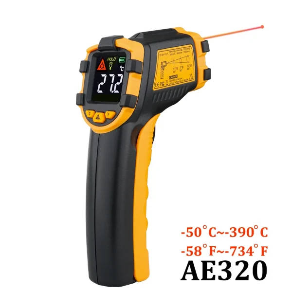 Digital Infrared Thermometer - Color LCD, 13 Laser Points | Industrial ...