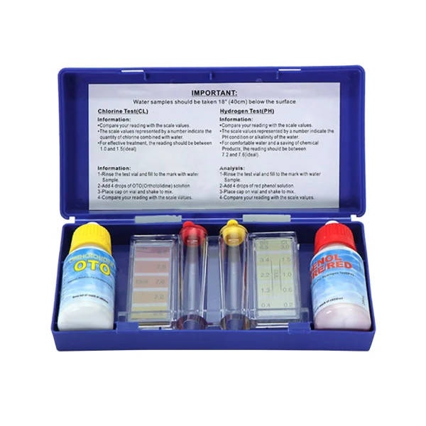 Water Quality Test Kit: PH | Residual Chlorine Testing Solutions