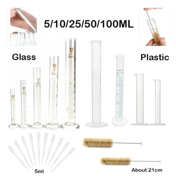 Measuring Cylinders: Glass Measuring Cylinder | Plastic Measuring ...