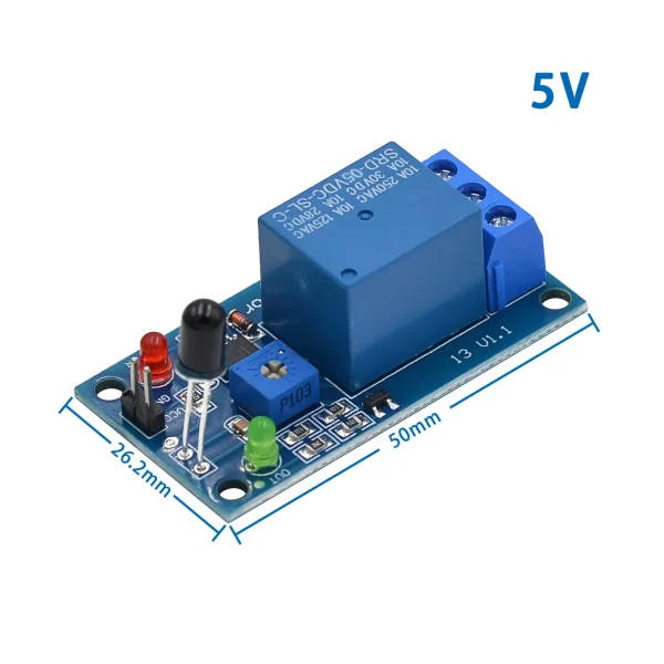 Infrared Flame Detection Sensor Module For Fire Alarms | Relay Output