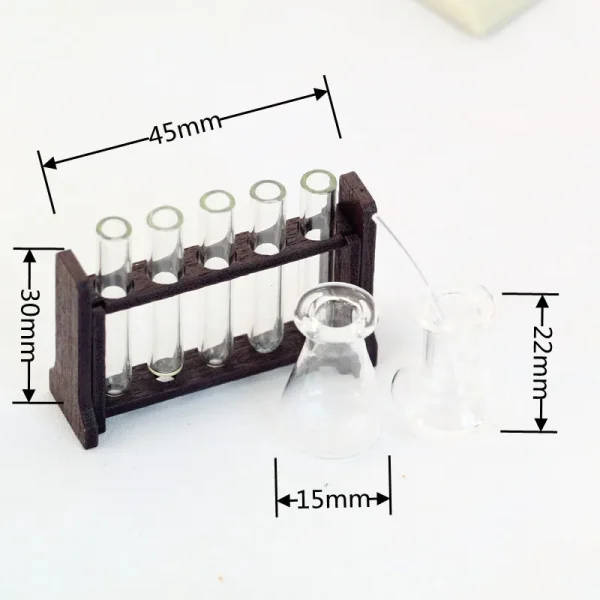 Miniature Glass Test Tube Set With Rack: Test Tube Rack | Test Tube Set ...