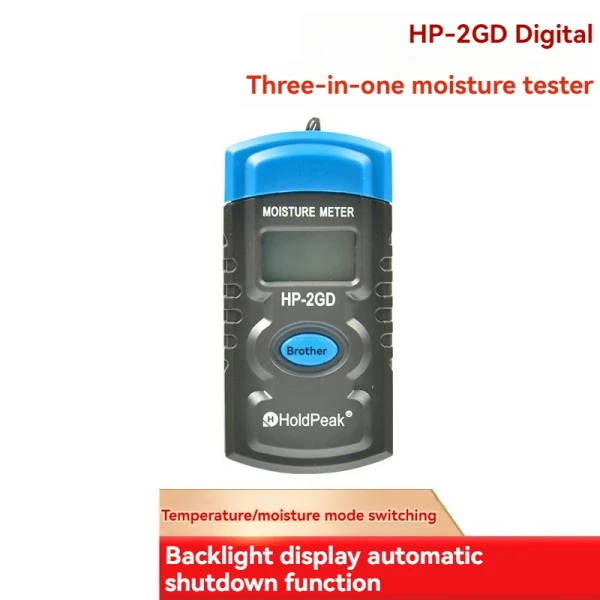 3-in-1 Moisture Meter: Temperature And Humidity Meter | Moisture Monitor
