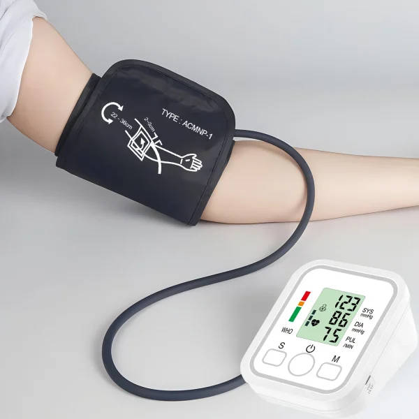 Upper Arm Blood Pressure Monitor - Automatic Digital Sphygmomanometer