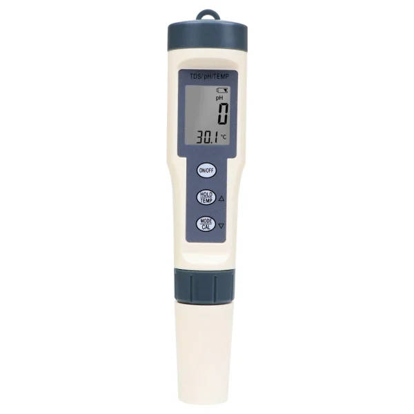 Digital PH, TDS, And Temperature Meter - 3-in-1 Water Quality Tester