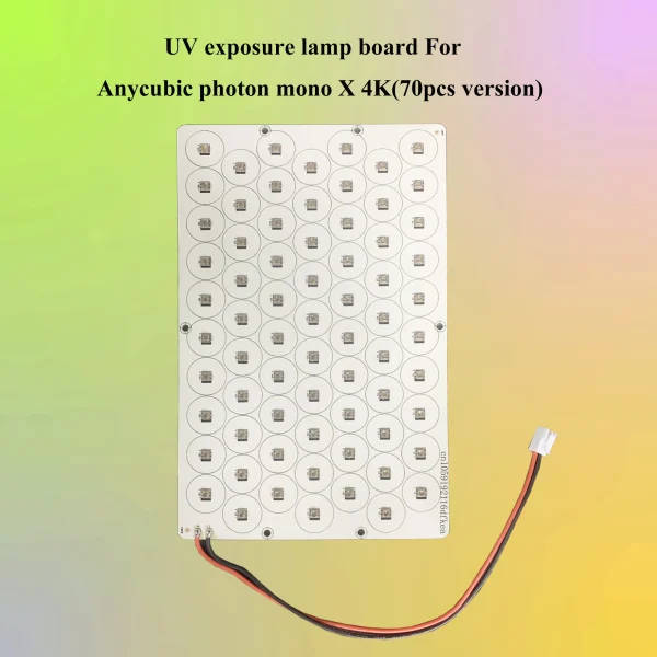 UV Exposure Lamp Board: Anycubic Photon Mono X 4K | UV LED | 3D Printer