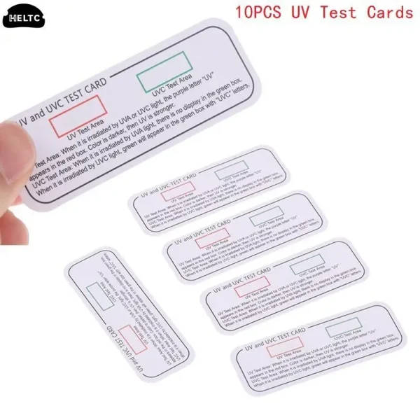 UV Test Cards: Laboratory Material | UVA | UVC