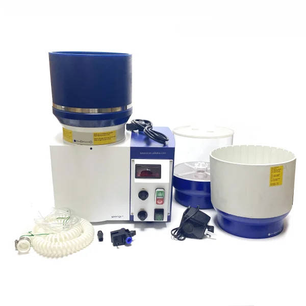 Tasanol 3-in-1 Benchtop Mini Centrifugal Disc Finishing Machine