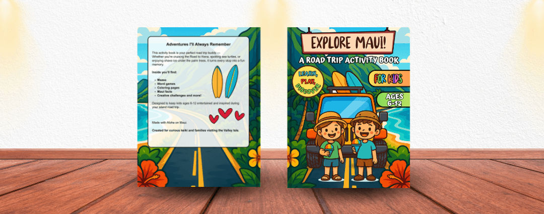 Explore Maui - A Road Trip Activity Book - Surf Yoga Maui