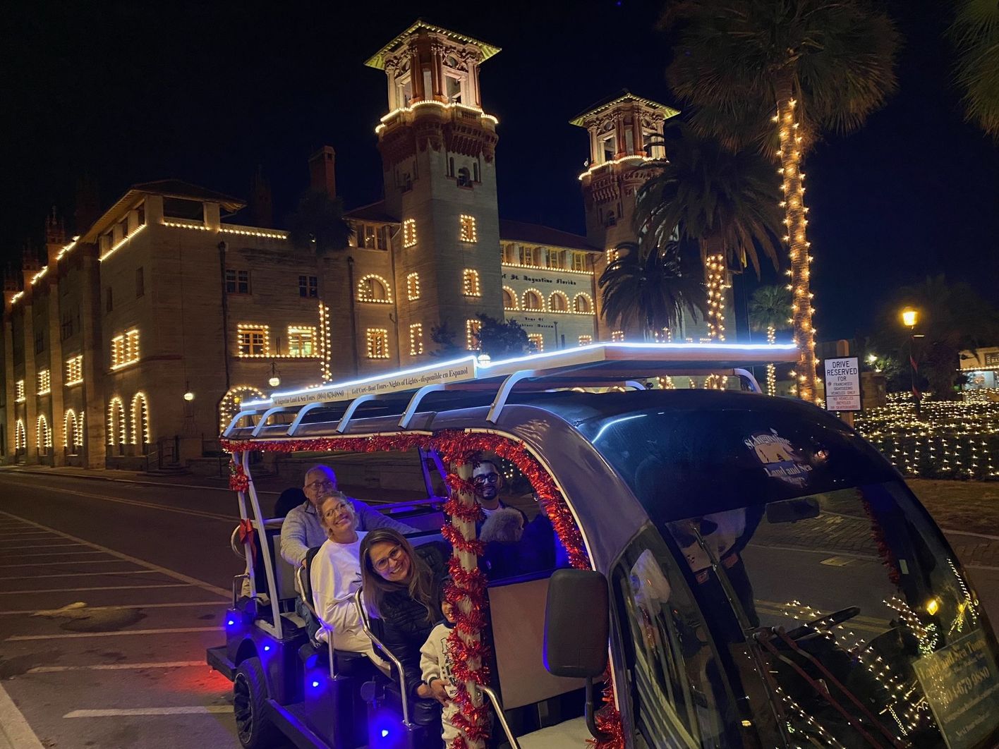 St. Augustine Nights of Lights by Electric Cart - St Augustine Land and ...
