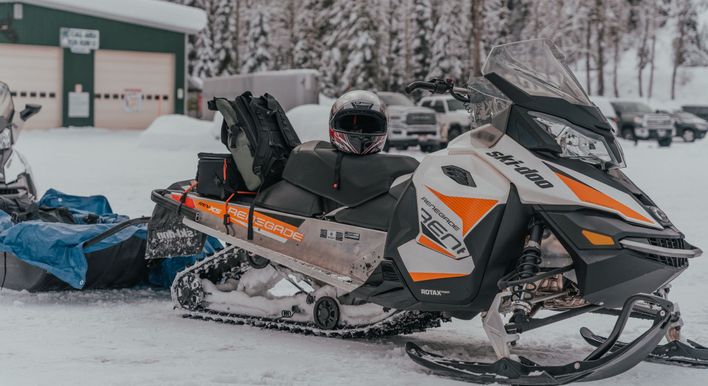 Single Seater Trail Snowmobile – Overnight Rentals - Cheap Thrills Rentals