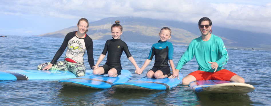 Where Can You Get Family Surf Lessons In Maui? - Surf Yoga Maui