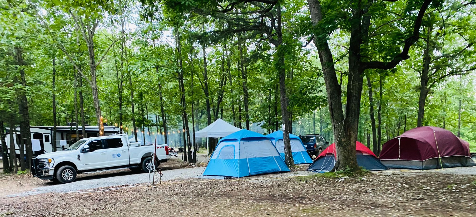 Tent/RV Camping (Partial Hookup) - Eureka Springs Adventure Park